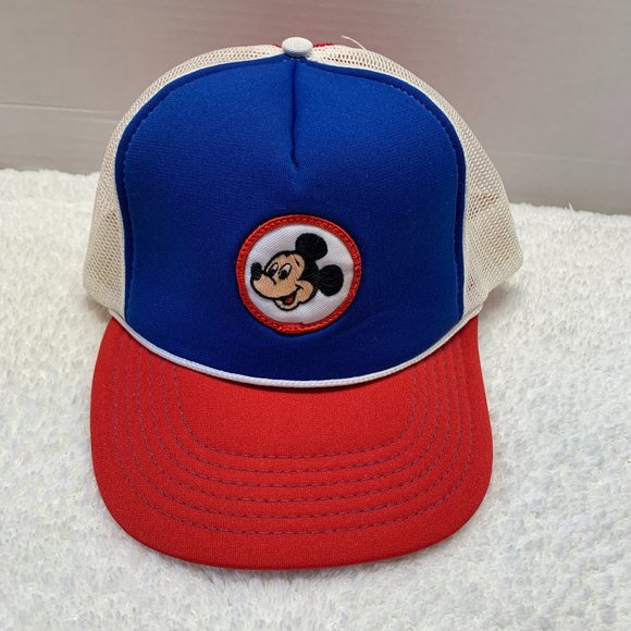 Disney | Accessories | Mickey Mouse Walt Disney Mesh Snap Back Hat ...